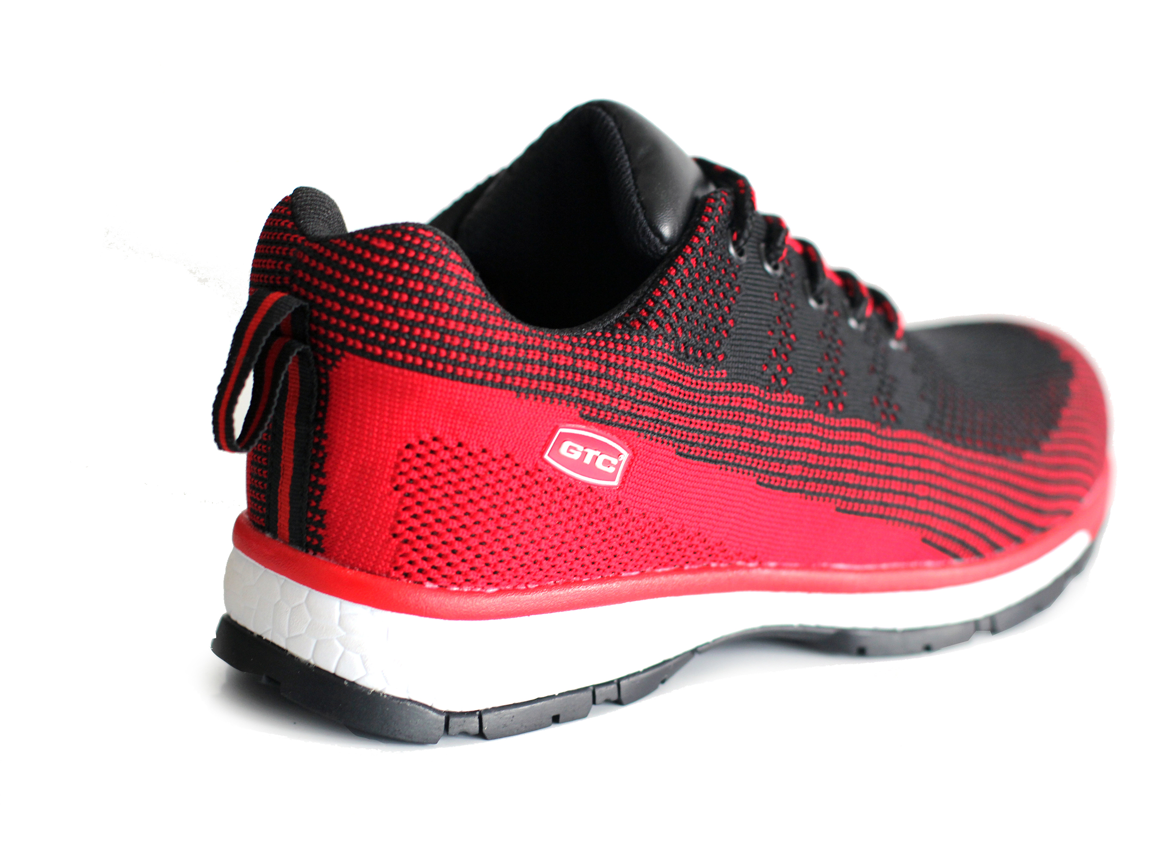 【S1P O1 C16W06 Red】FLY KNITTED LIGHT FLEXIBLE METAL FREE SPORT RUNNING ...